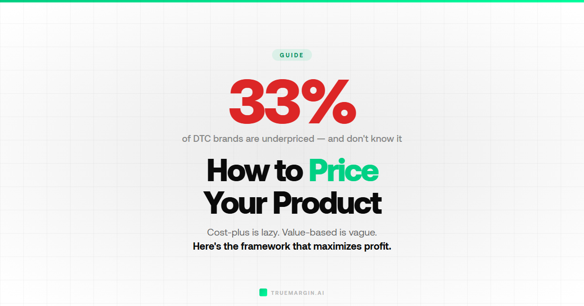 How to Price Your Product for Maximum Profit (2026 Guide) | True Margin ...